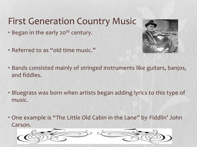 Country Music Powerpoint | PPTX | Country Music | Music