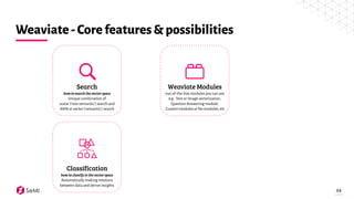 stackconf 2021 | Weaviate Vector Search Engine – Introduction | PPT