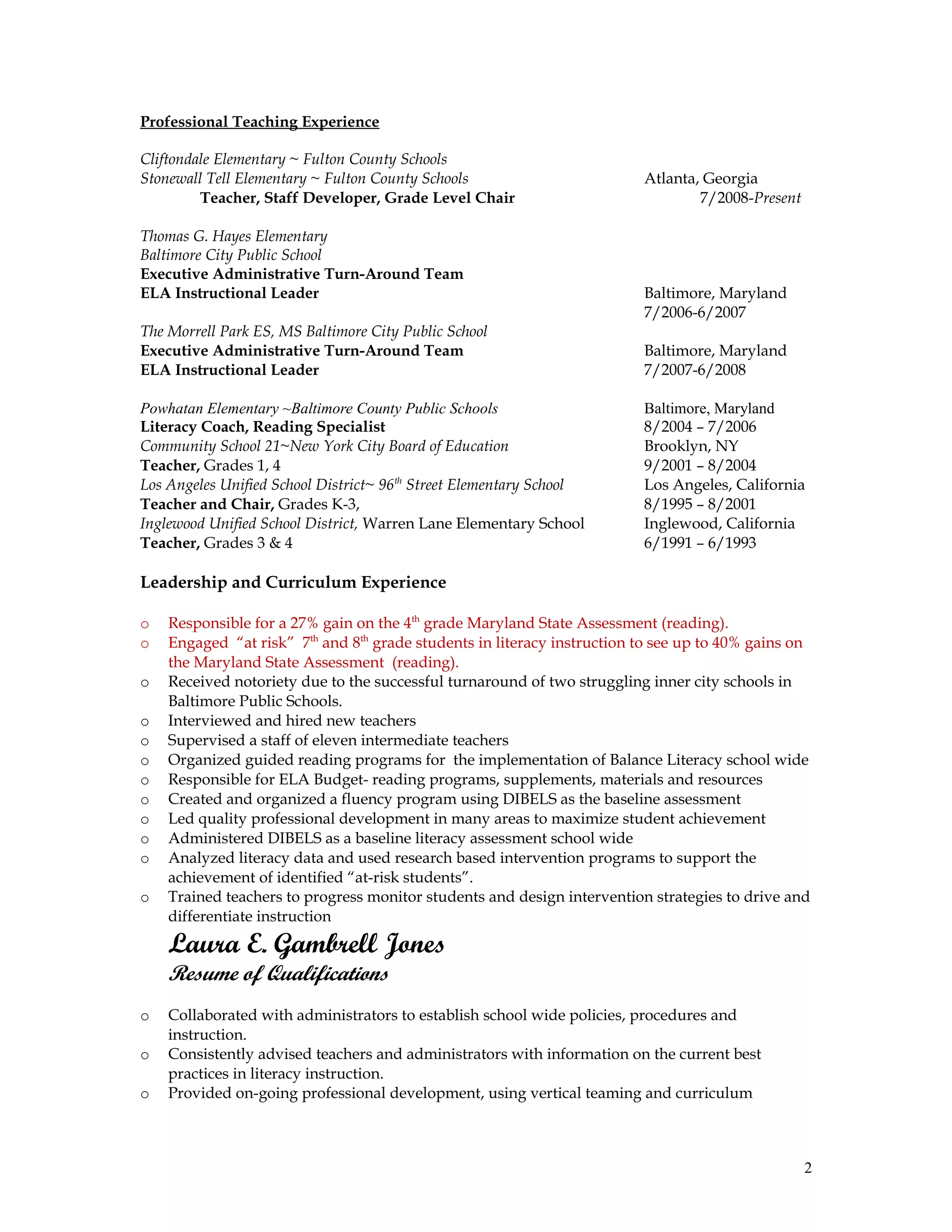 Laura jones resume 2014 | DOC | Professional School | Postgraduate ...