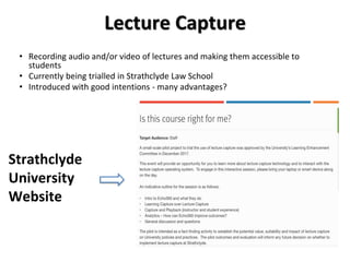 Laura Martin - Surveillance in Academia & Lecture Capture | PPTX