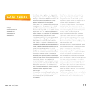 Laurameroni Design on “Reality Fluids” catalogue with ‘Cassettiera Cubick’ | PDF