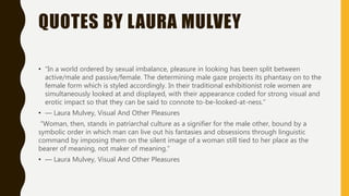 Laura mulvey | PPTX