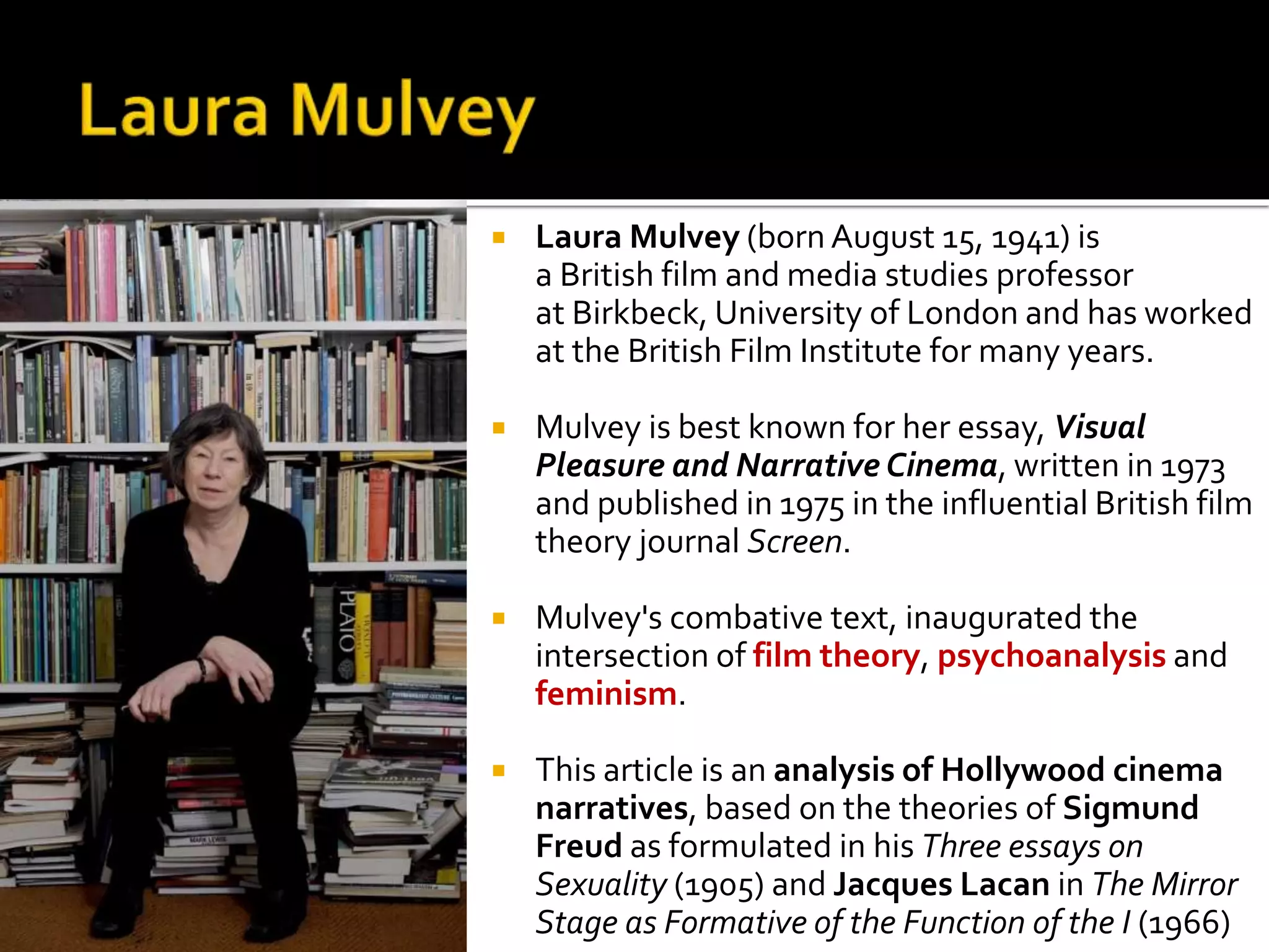 Laura Mulvey | PPTX