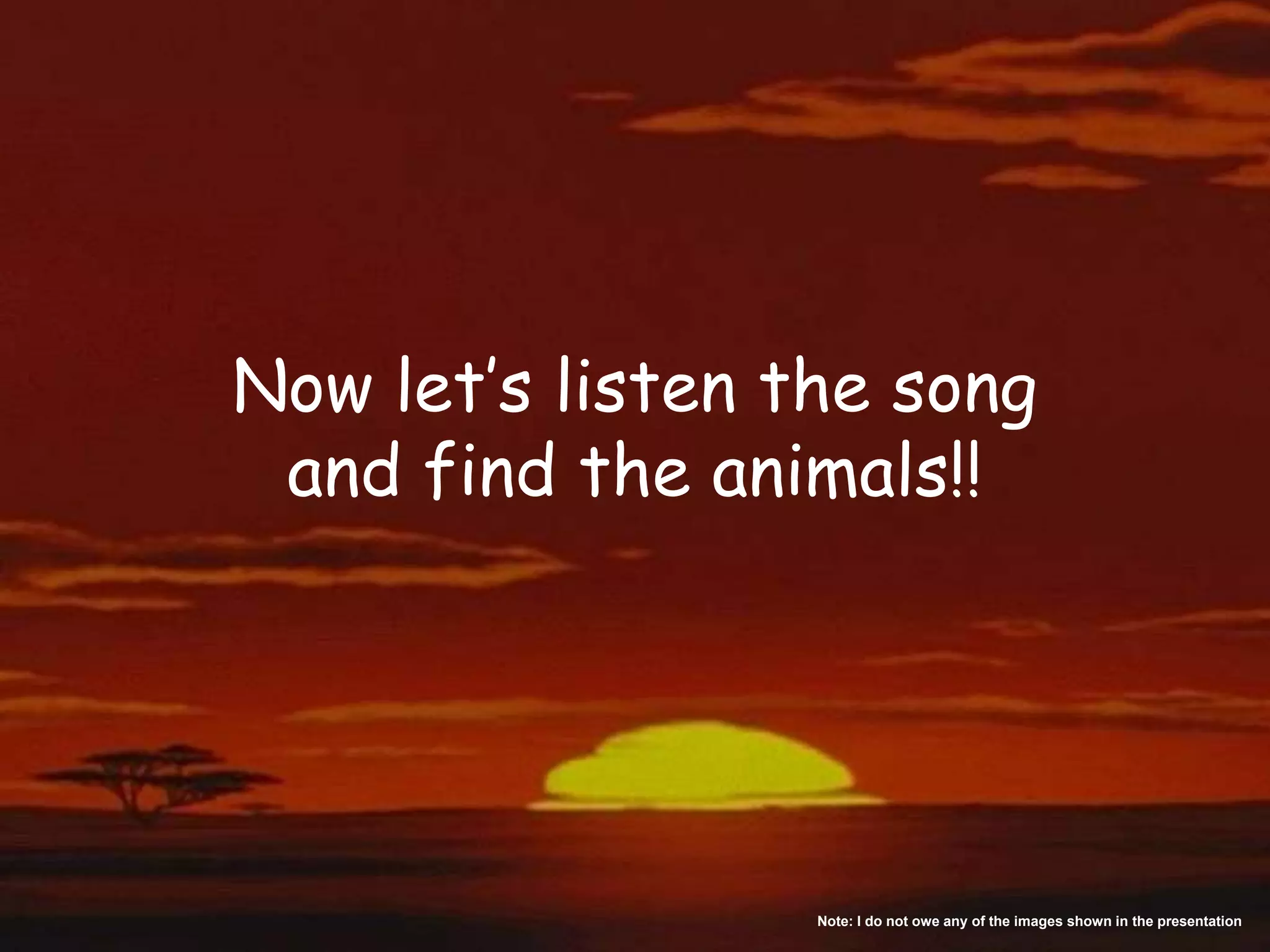 The Lion King party! ICT in English - Laura Núñez | PPT | Zoos ...
