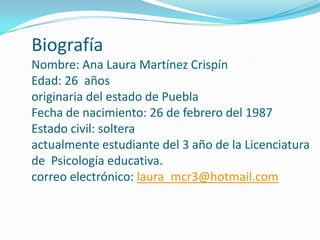 Laura portafolio 3 | PPTX