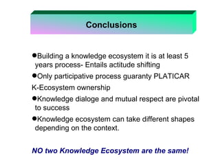 PLATICAR – A knowledge ecosystem for transferring agricultural ...