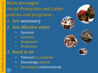 The World Bank's social protection and labour strategy: Resilience ...