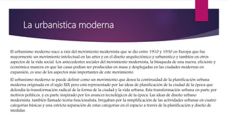 La urbanismo moderno, la ciudad industrial, haussman | PPTX