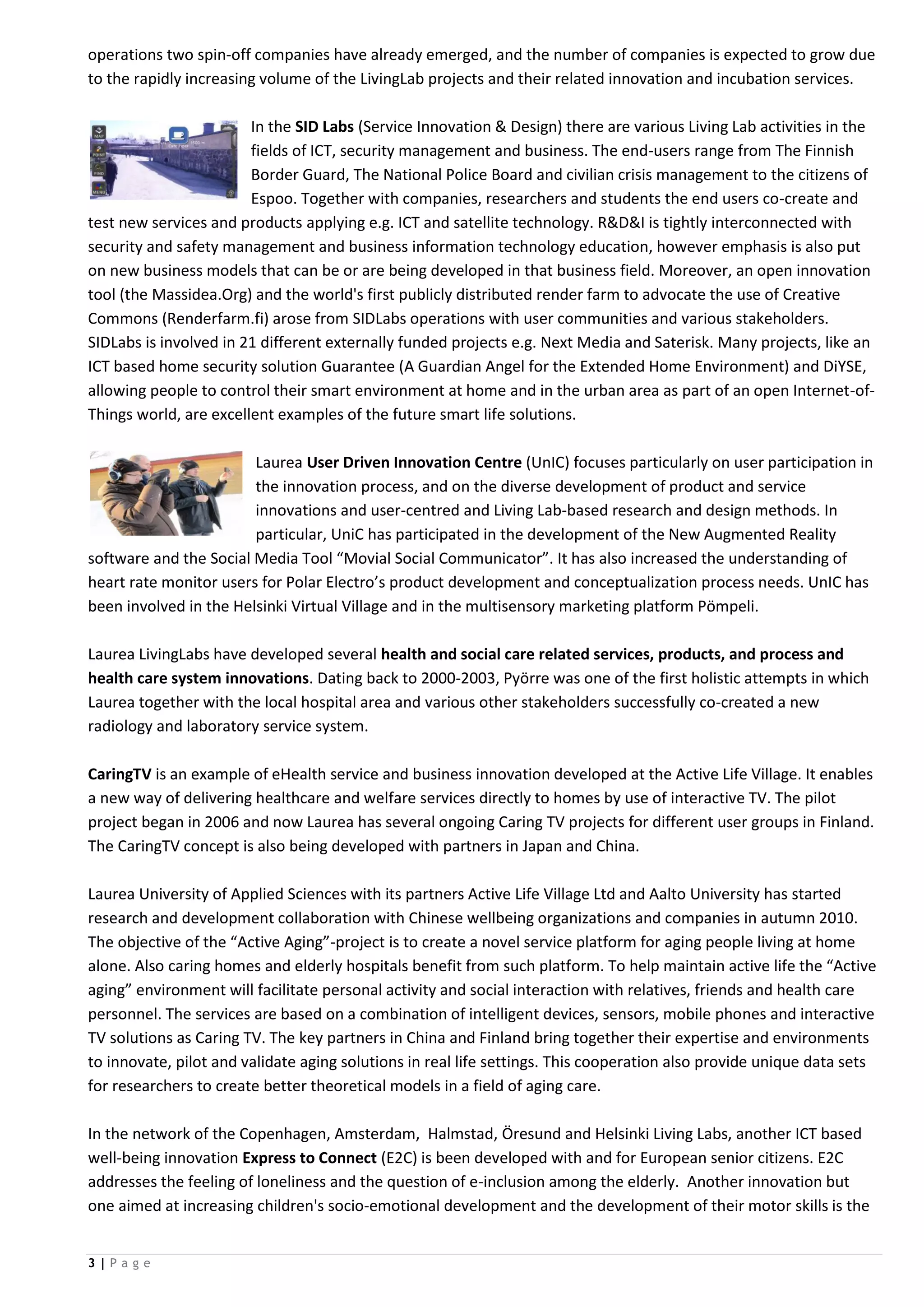 Laurea Living Labs | PDF