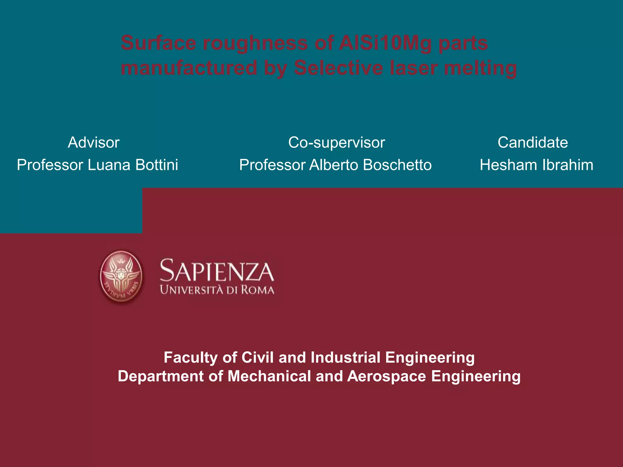 SLM project presentation | PPT