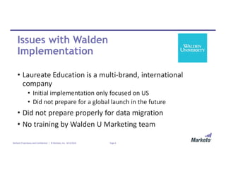 Laureate education case study - Marketo | PDF
