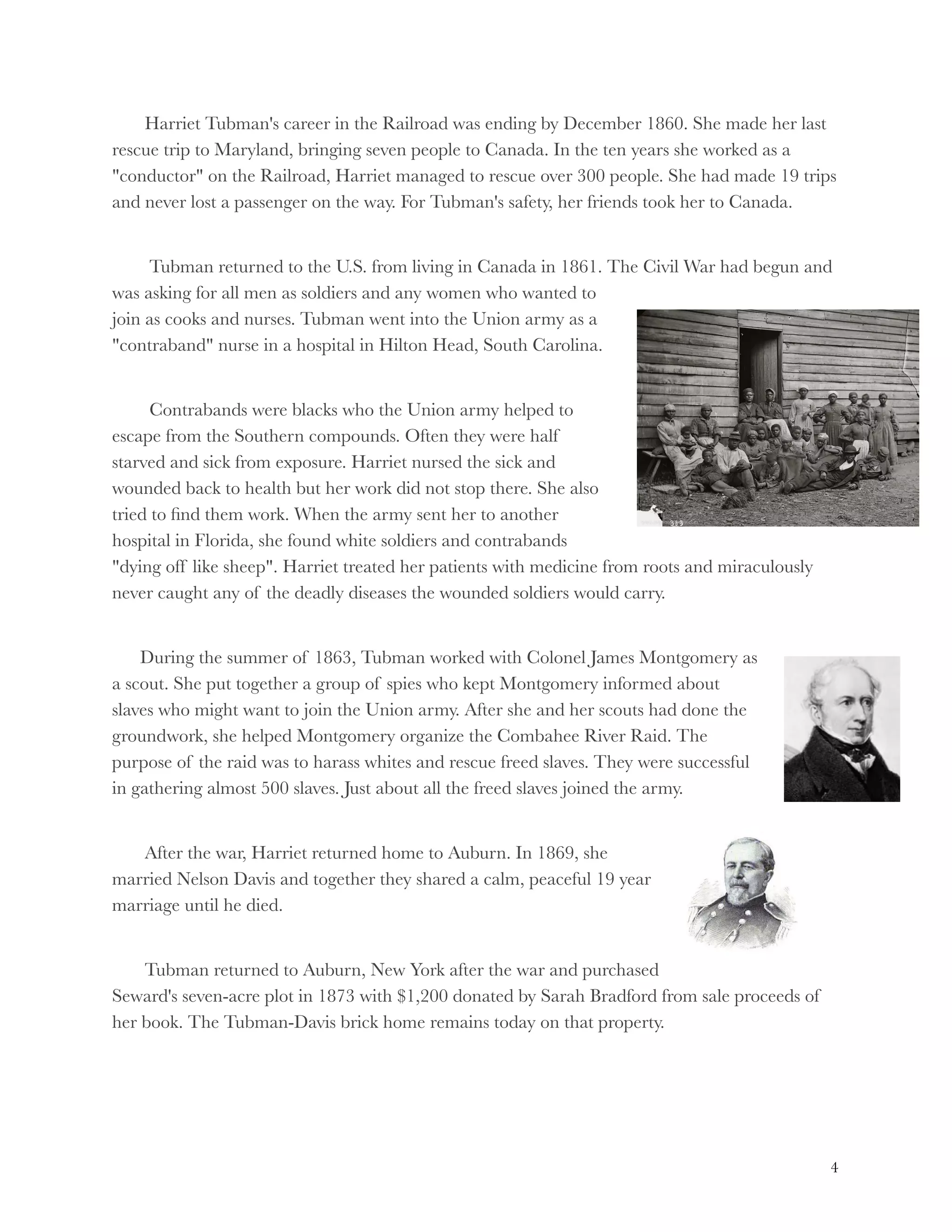 Harriet Tubman by Lauren | PDF