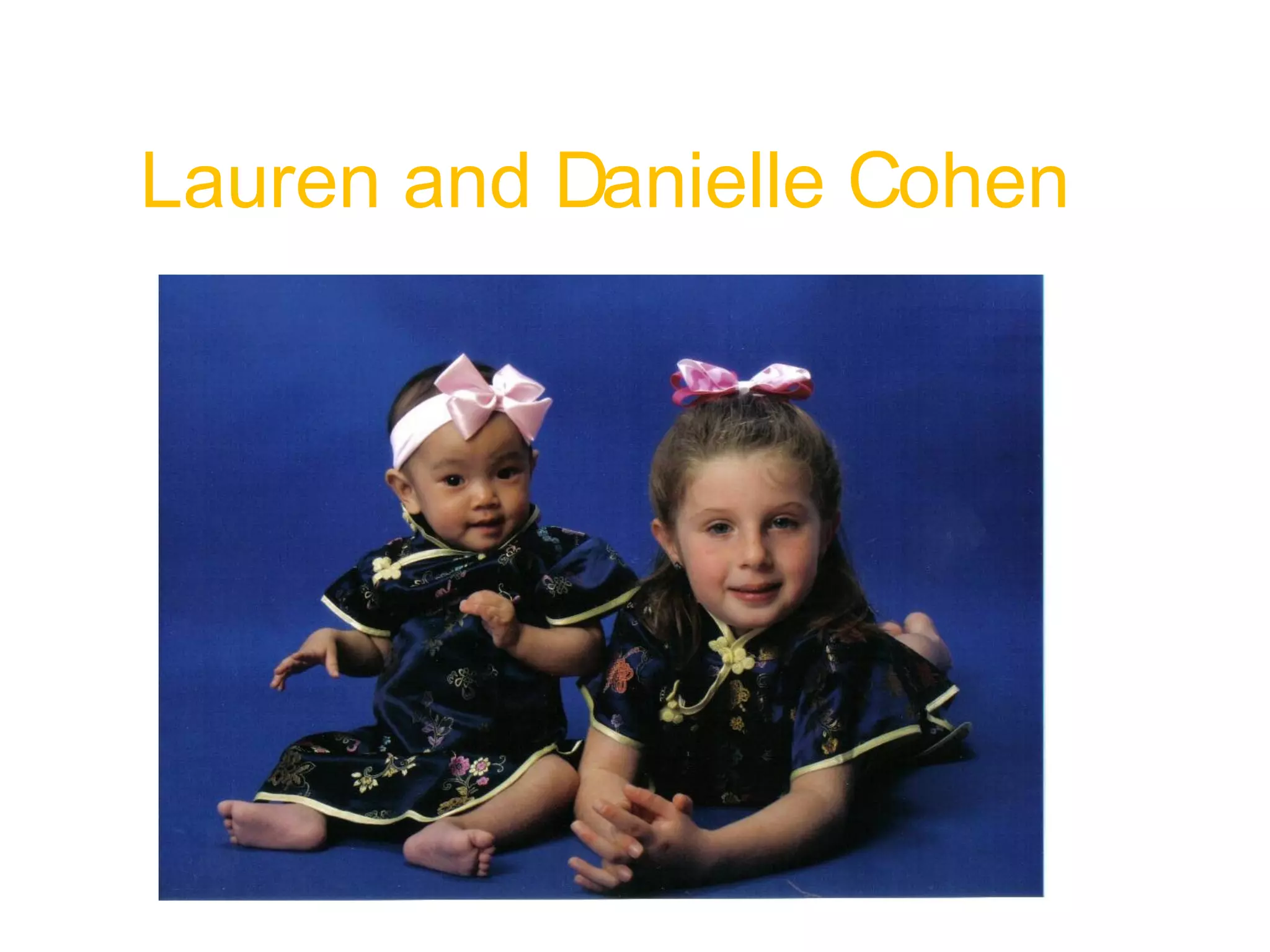 Lauren And Danielle Cohen | PPT