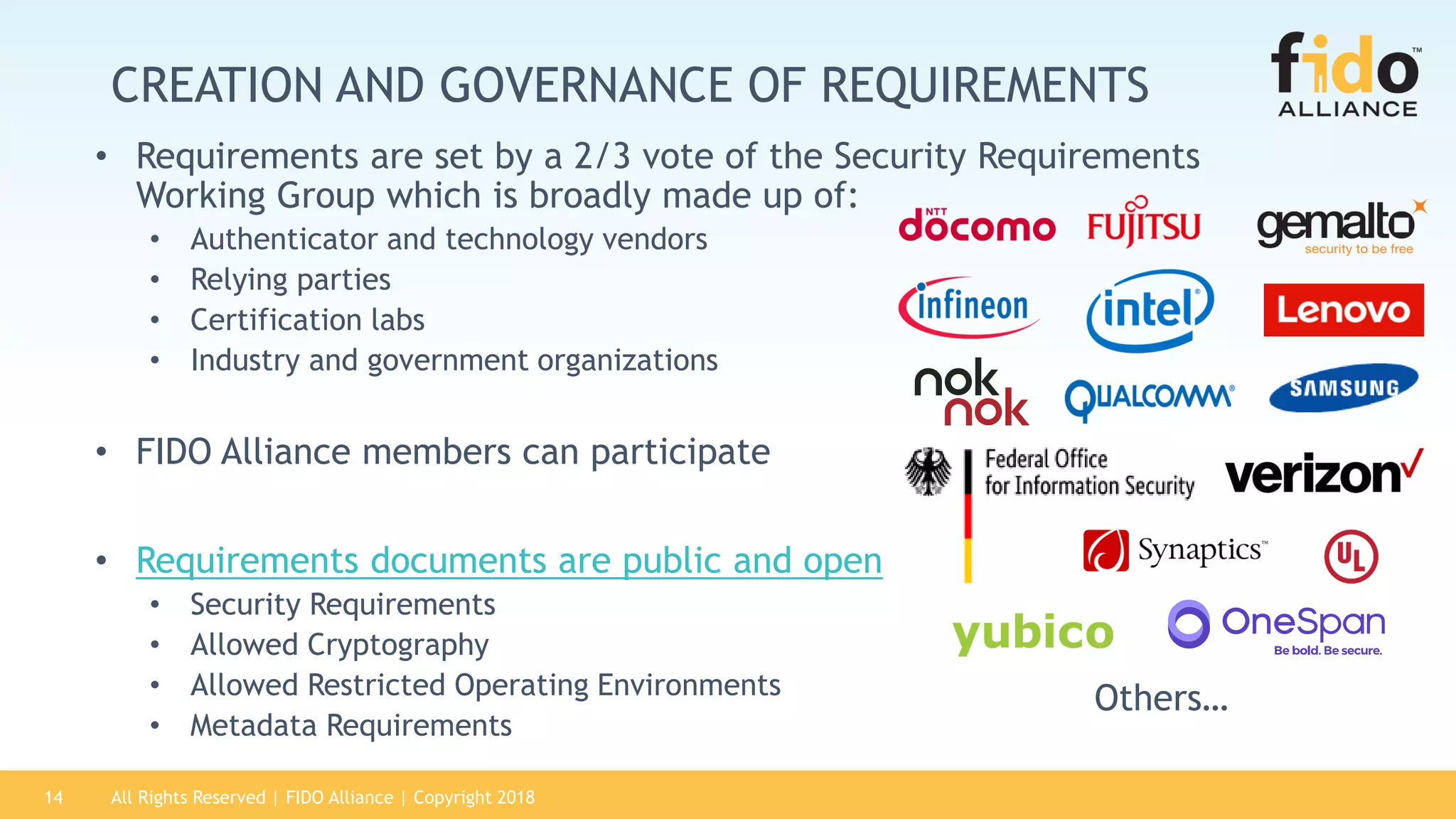 Overview of FIDO Security Requirements and Certifications | PPT