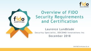 Overview of FIDO Security Requirements and Certifications | PPT