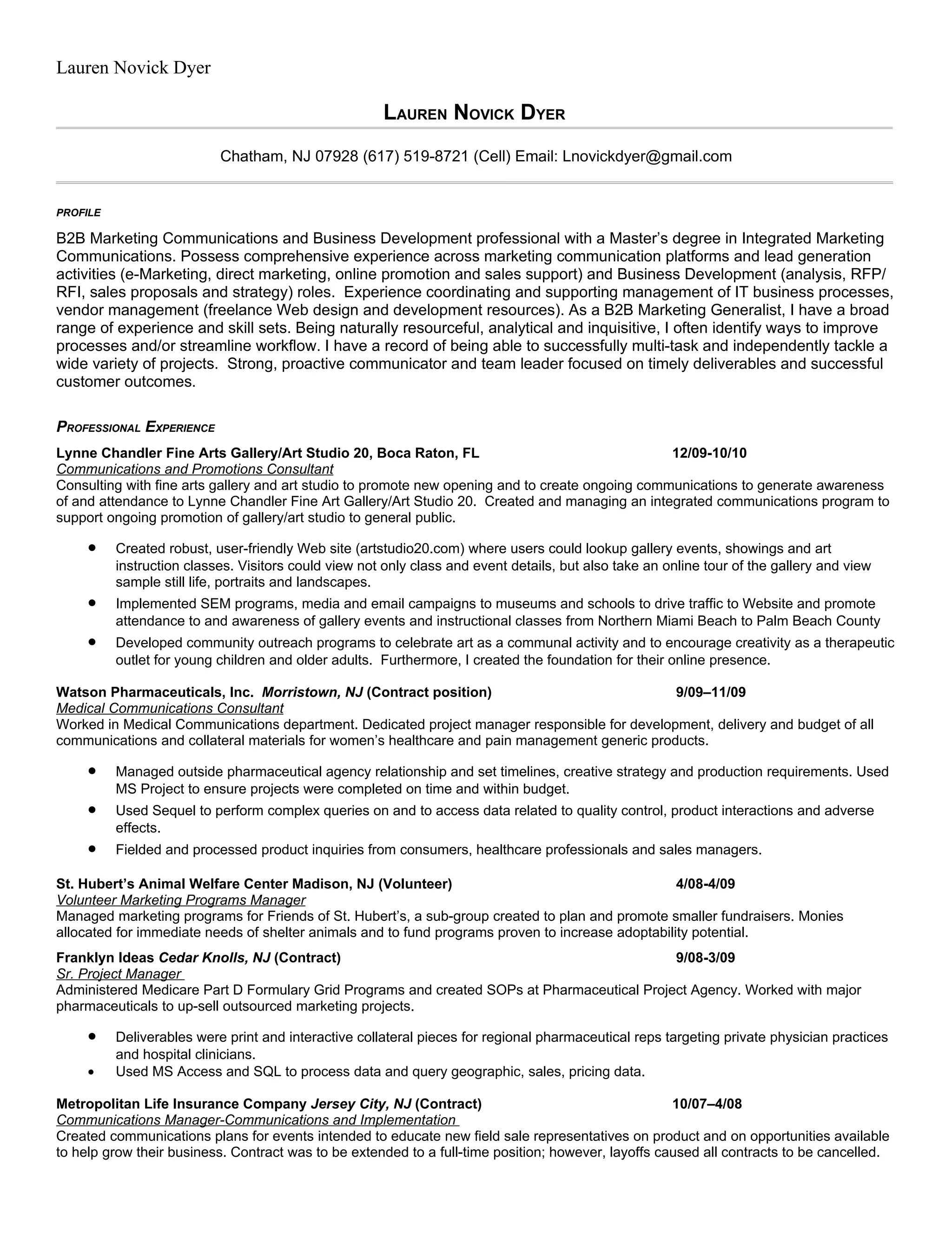 Lauren Novick Dyer Resume11.10