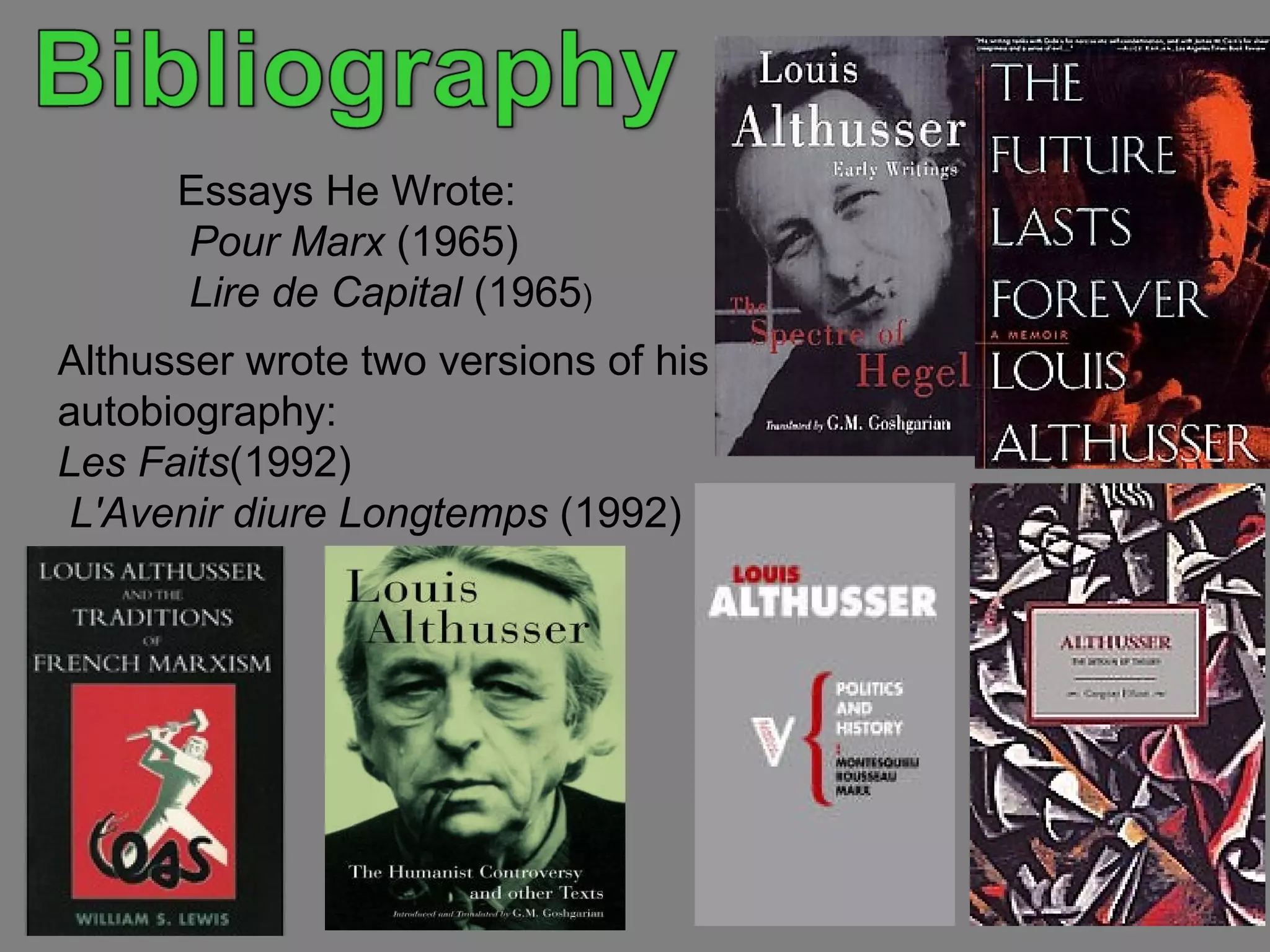 Lauren simpson, althusser | PPT
