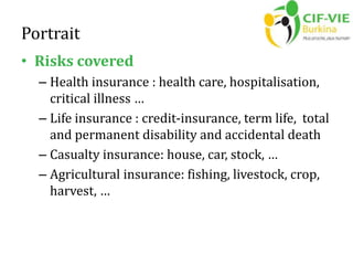 Regulation of microinsurance in the CIMA zone: the perspectives! | PPTX