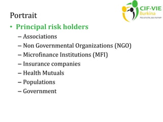 Regulation of microinsurance in the CIMA zone: the perspectives! | PPTX