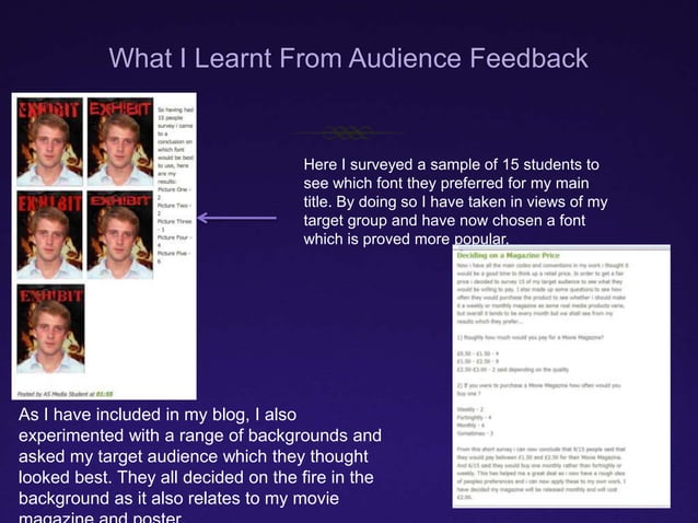 A2 Evaluation presentation | PPT