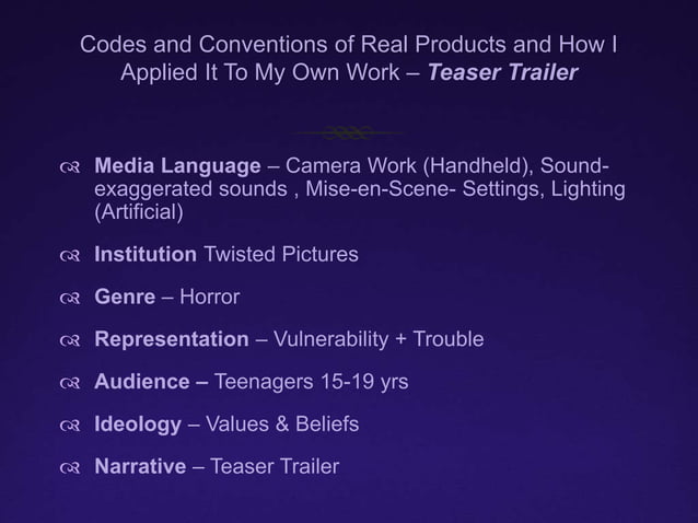 A2 Evaluation presentation | PPT