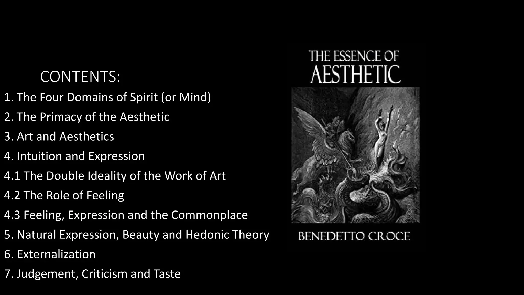 The Essence of Aesthetic by Benedetto Croce | PPTX