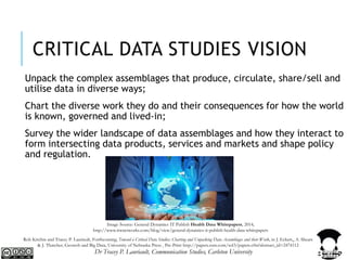 Critical Data Studies in the Academy | PPT