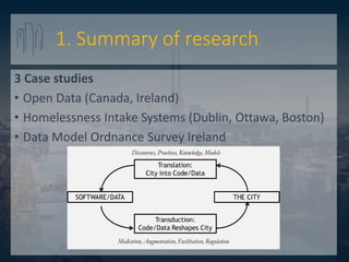 Programmable City Open/Big Urban Data | PPT