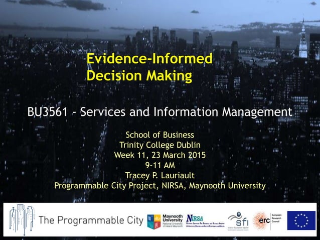 Evidence-Informed Decision Making | PPT