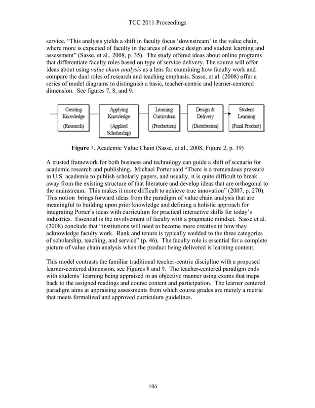 Value Chain Analysis of Applied Online Learning | PDF
