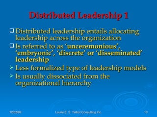 Laurie Talbot Leadership Styles1 | PPT