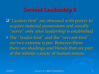 Laurie Talbot Leadership Styles1 | PPT