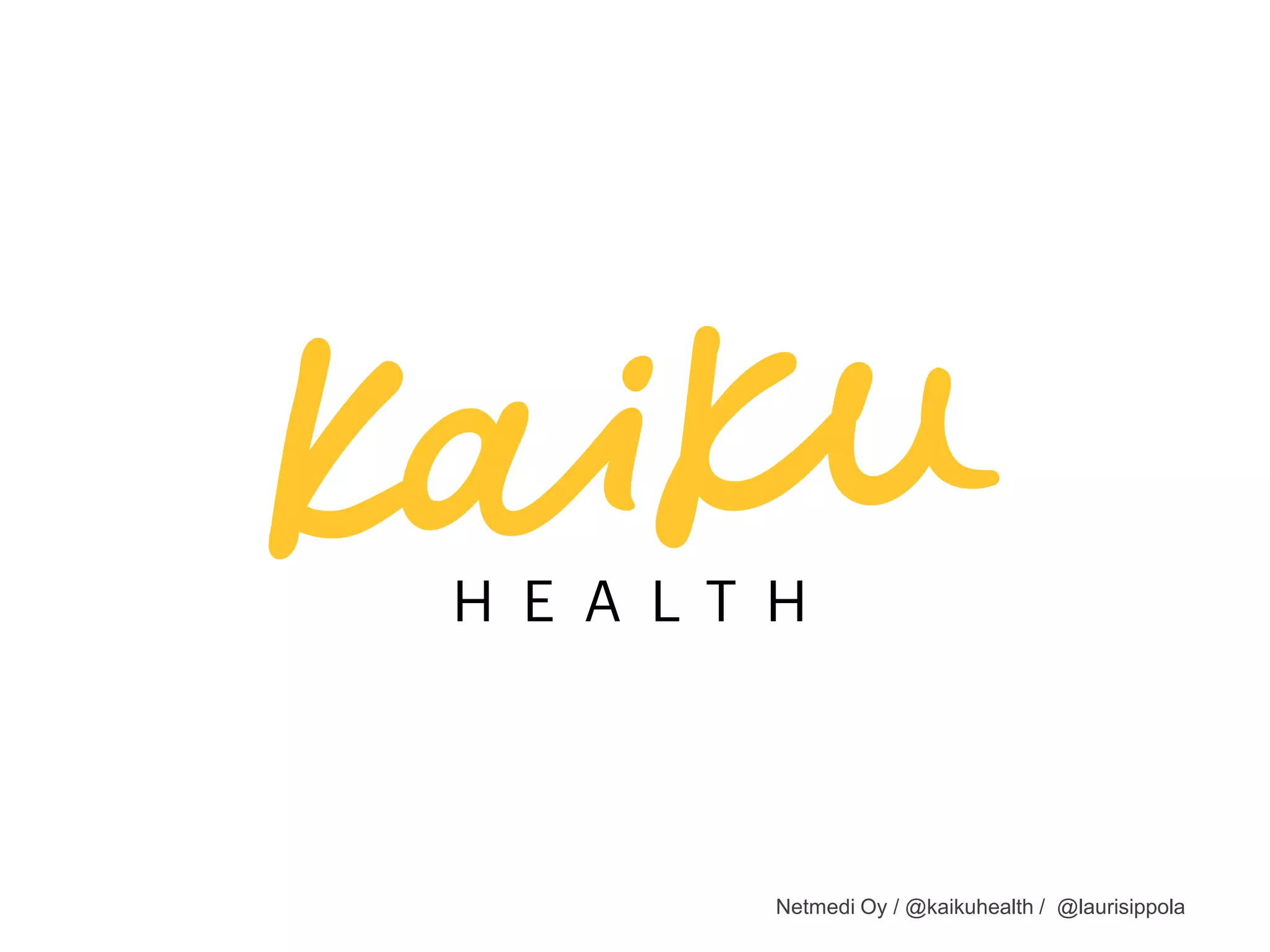 Kaiku - Patient-reported outcomes and the future of data-driven cancer ...