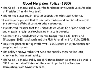 LA-US relations | PPTX | Currencies | Economy