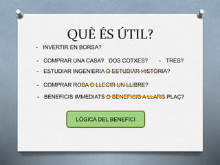 La utilidad de lo inútil | PPT