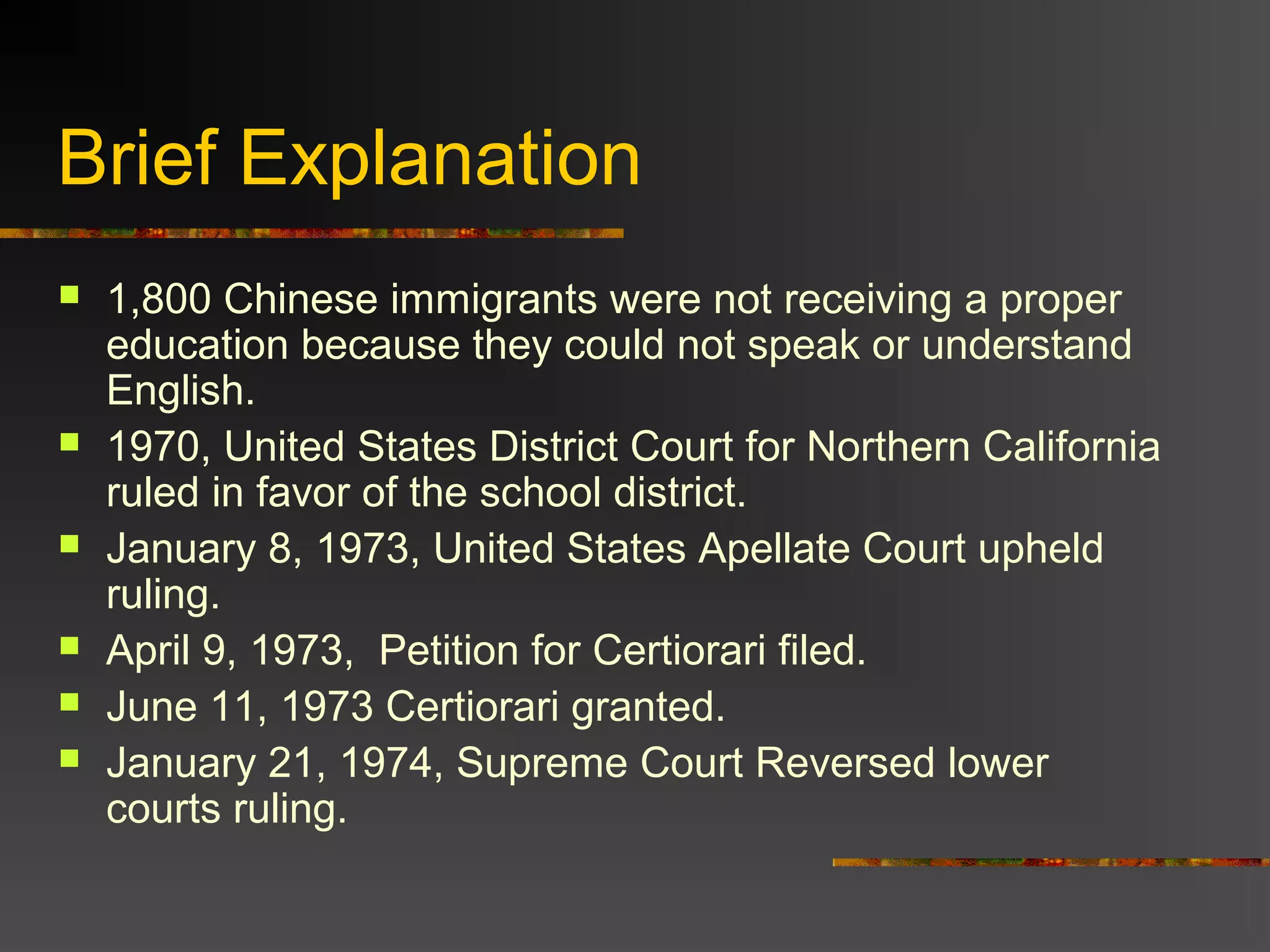 Lau v. nichols | PPT