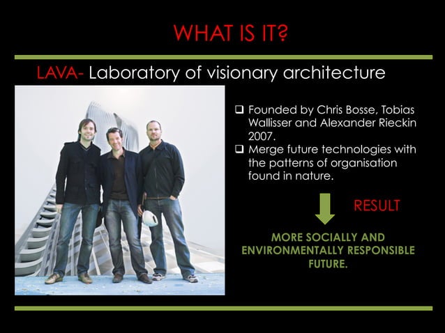 Lava Sustainable Architecture | PDF