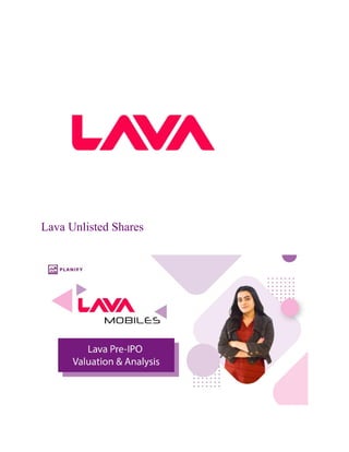 Lava International Unlisted shares Overview | PDF