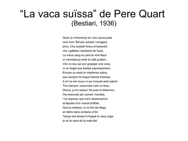 La vaca cega, j. maragall | PDF