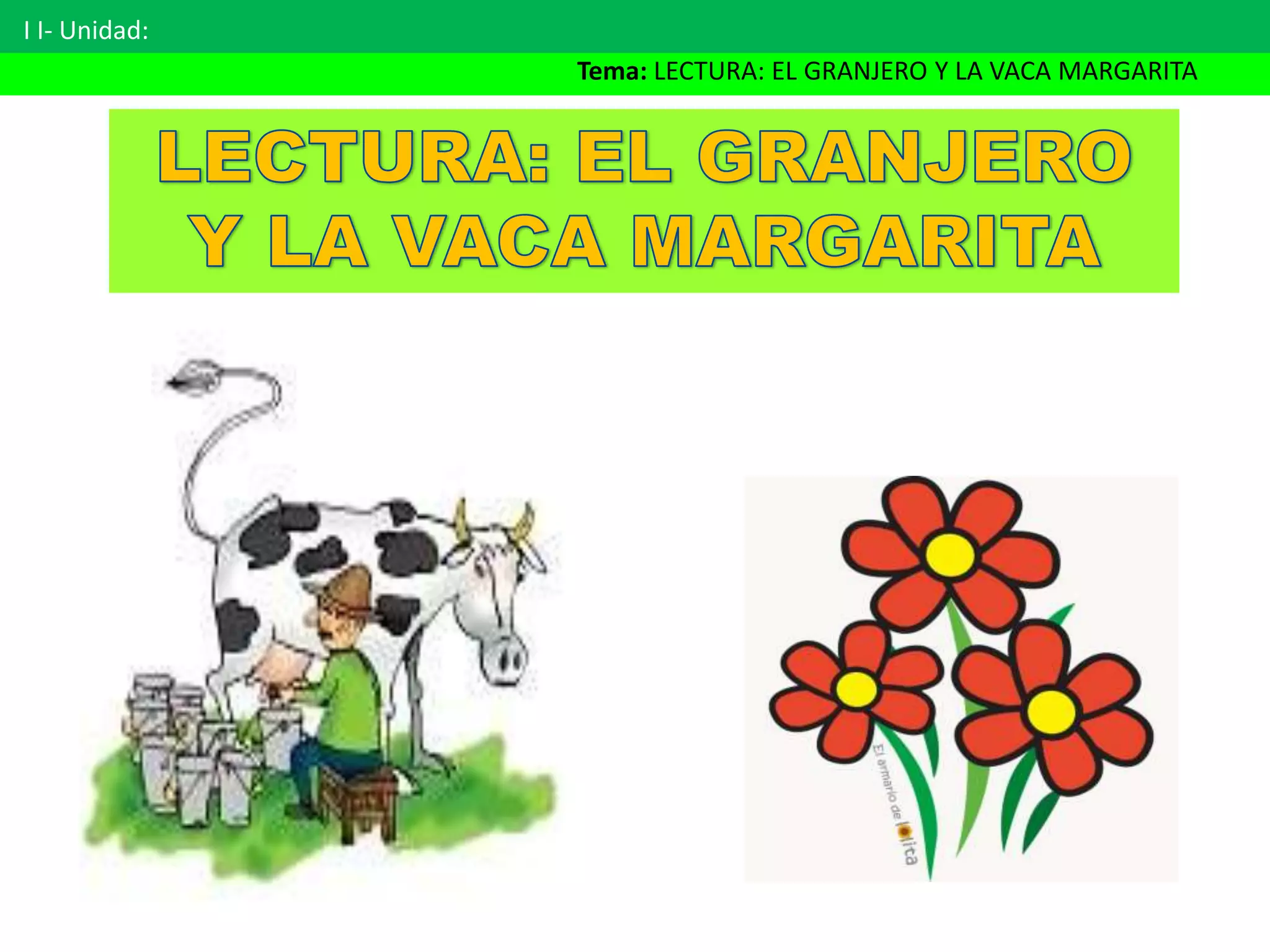 La vaca margarita lectura | PPTX