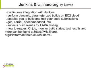 LCA13: LAVA and CI Component Review | PPT