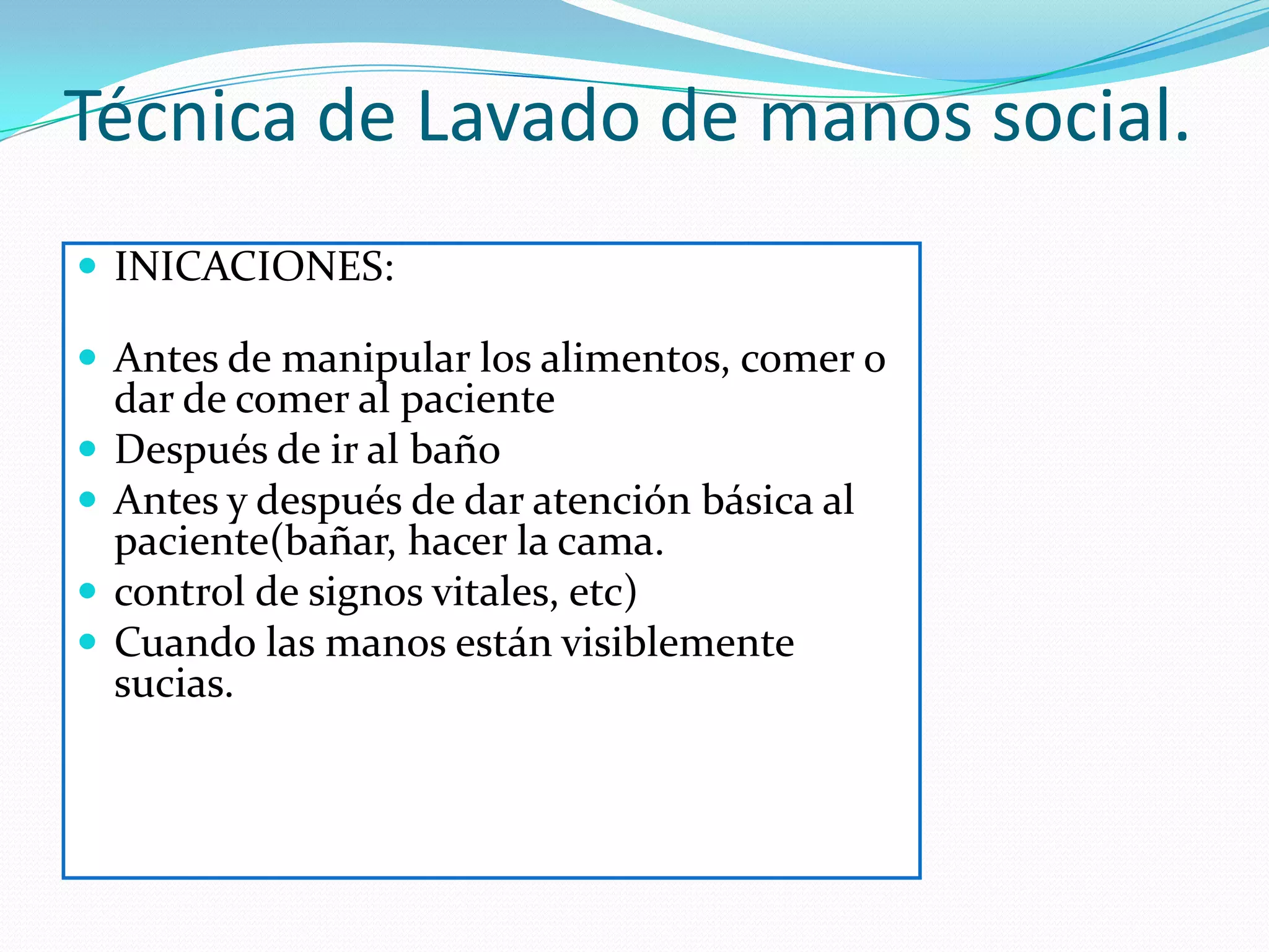 Lavado de manos | PPTX | First Aid | Injuries