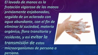 Lavado de manos | PPTX