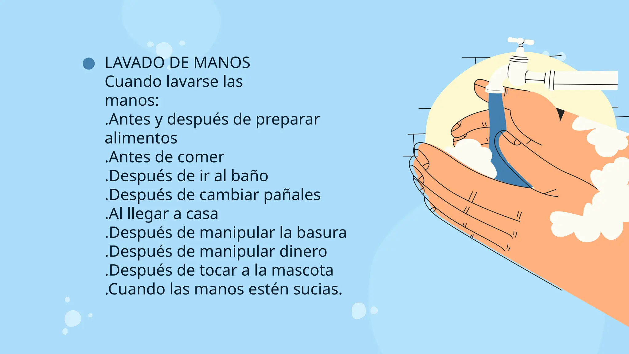 LAVADO DE MANOS - MAYO.pptx MOMENTOS DE LAVADO | PPT