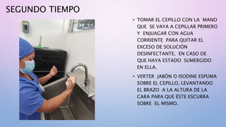 Lavado de manos quirurgico | PPTX