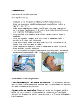 LAVADO DE OJOS | DOCX