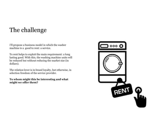 Washing machine new business model | PPT | Free Download