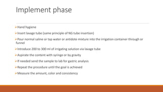 lavage tube. Gastrointestinal tract wash | PDF