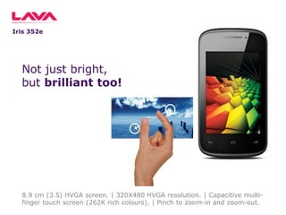 Lava Iris 352e - Budget Smartphone | PPT
