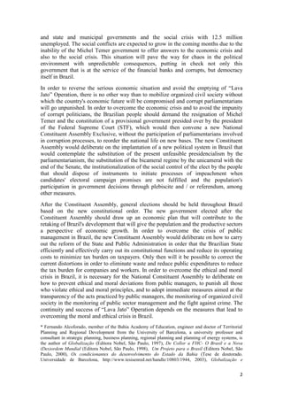 Lava jato operation and the future of brazil | PDF | Civic affairs ...